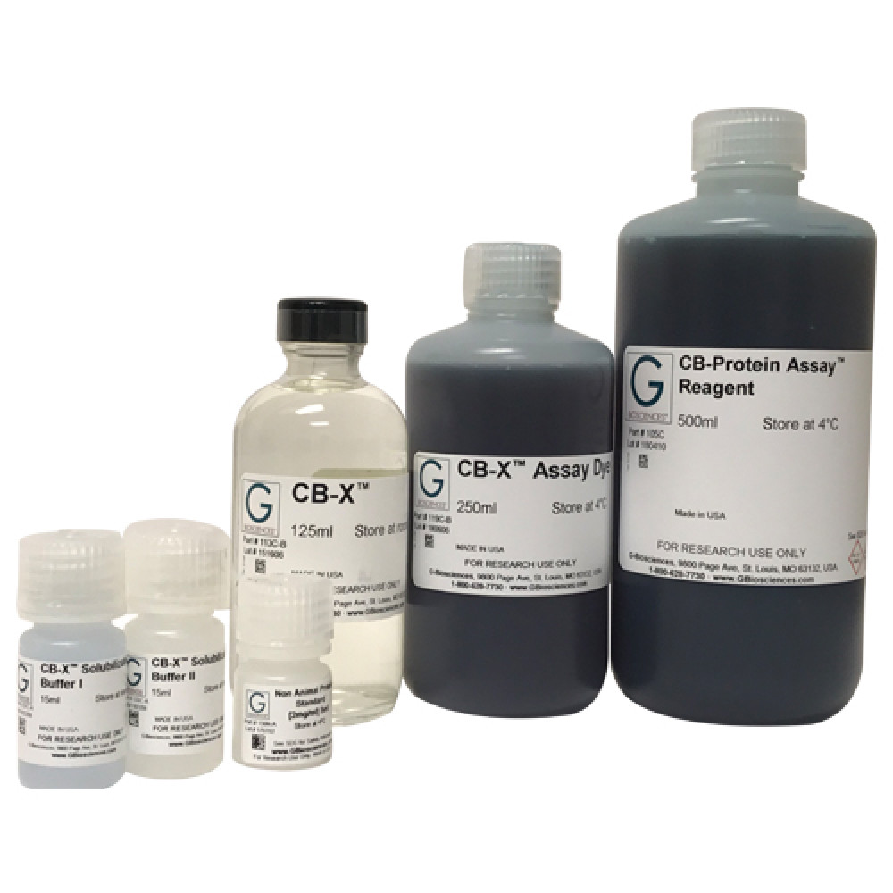 CB-X Protein Assay | Lot Specific CB-X Tables | G-Biosciences
